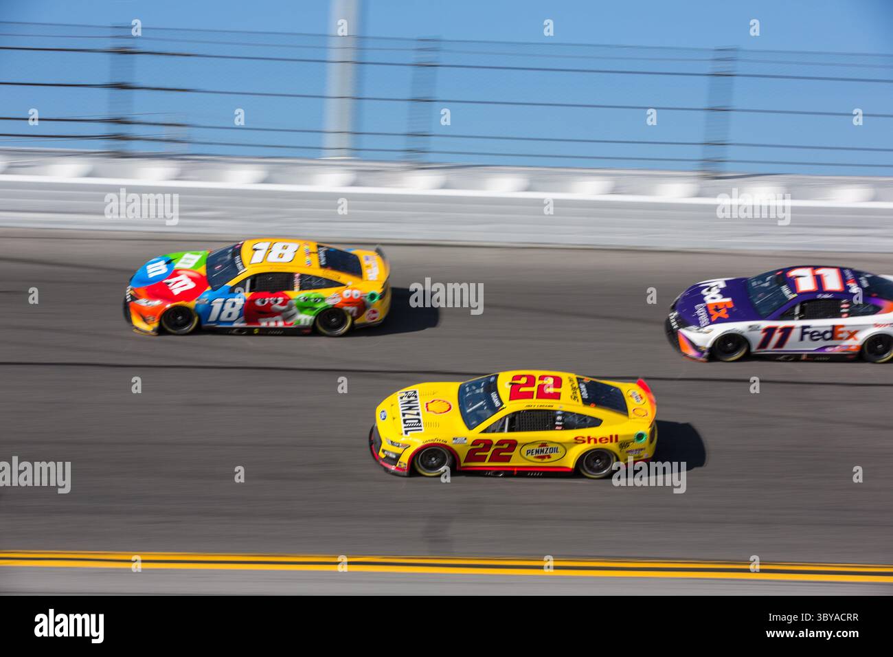 February 20, 2022: nascar cup series drivers kyle busch (18), joey ...