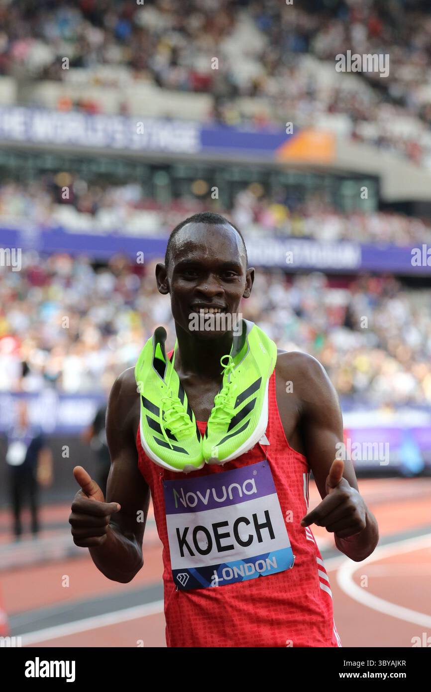 London, UK. 19th Jul 2025. Diamond League athletics comes to the London Stadium as some of the ...