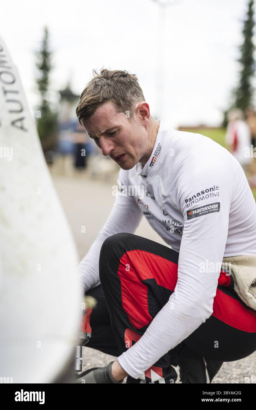 EVANS Elfyn, Toyota GR Yaris Rally1, portrait during the 2025 Rally ...