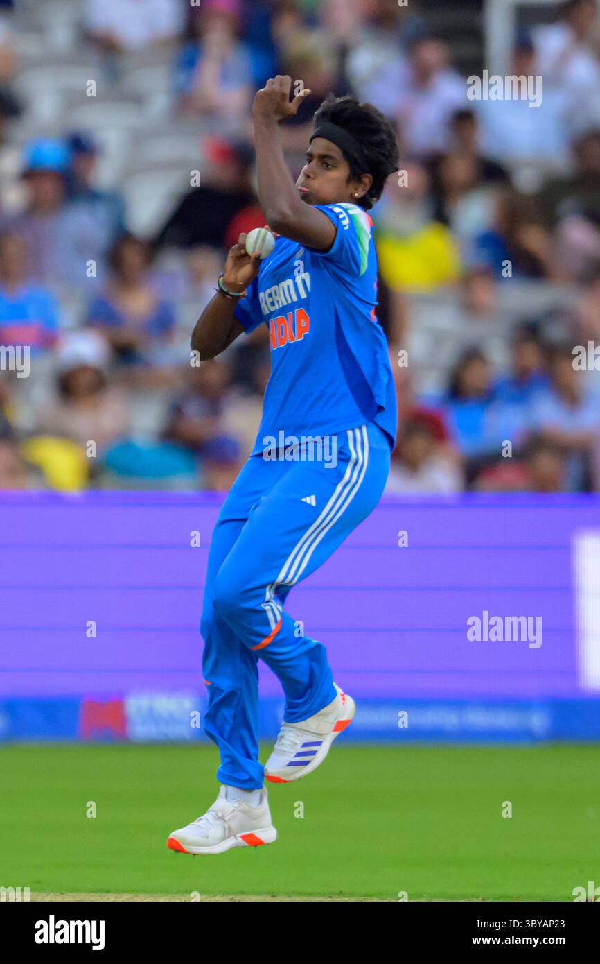 Lord's Cricket Ground, London July 19 2025 Arundhati Reddy (20 India ...