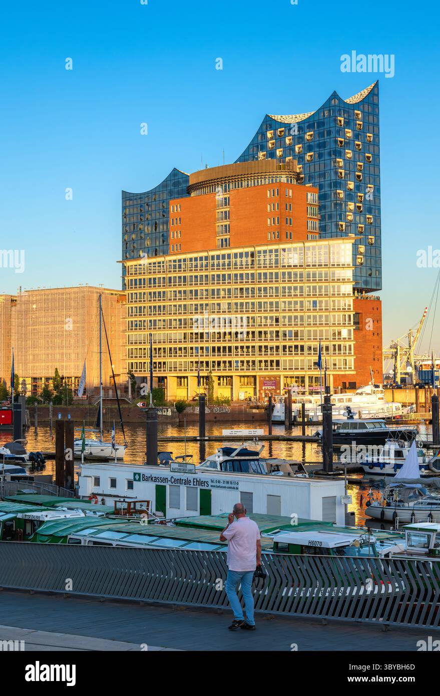 Hamburg, Germany - July 1, 2025:Modern waterfront buildings ...