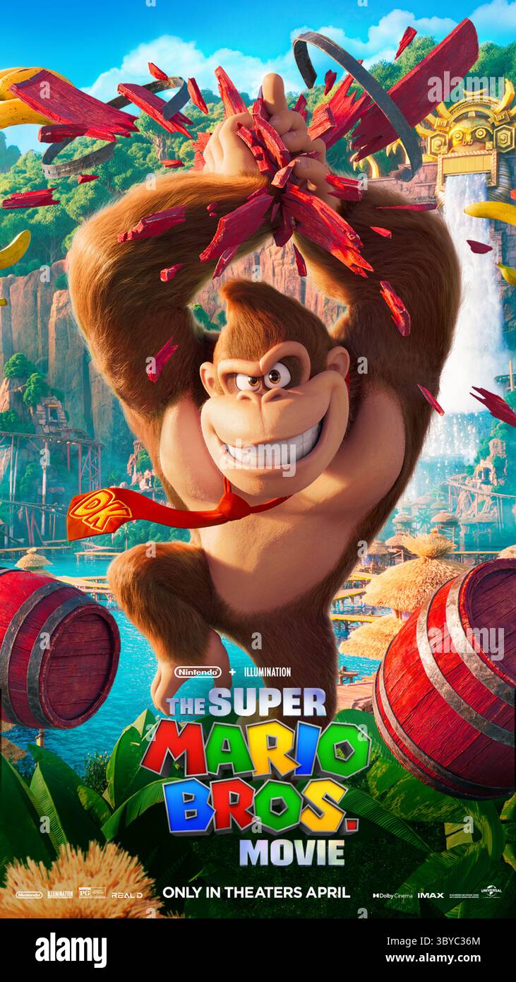 The Super Mario Bros. Movie (2023)POSTER ART *Filmstill - Editorial Use Only* see Special ...