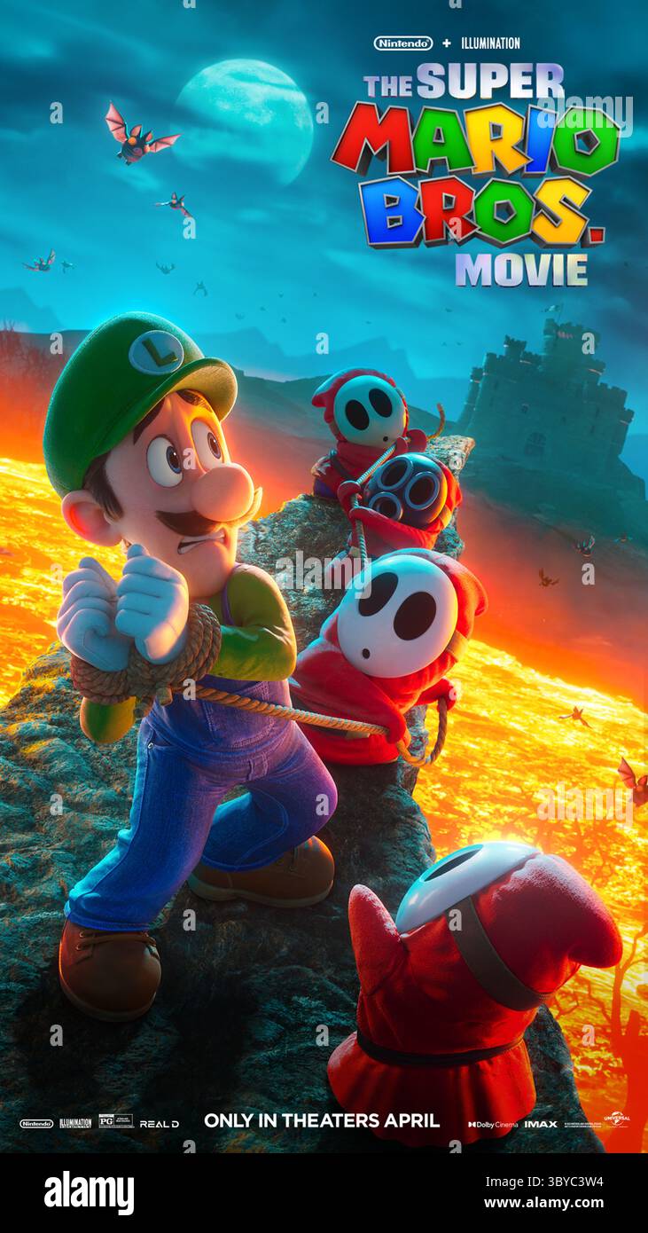 The Super Mario Bros. Movie (2023)POSTER ART *Filmstill - Editorial Use Only* see Special ...