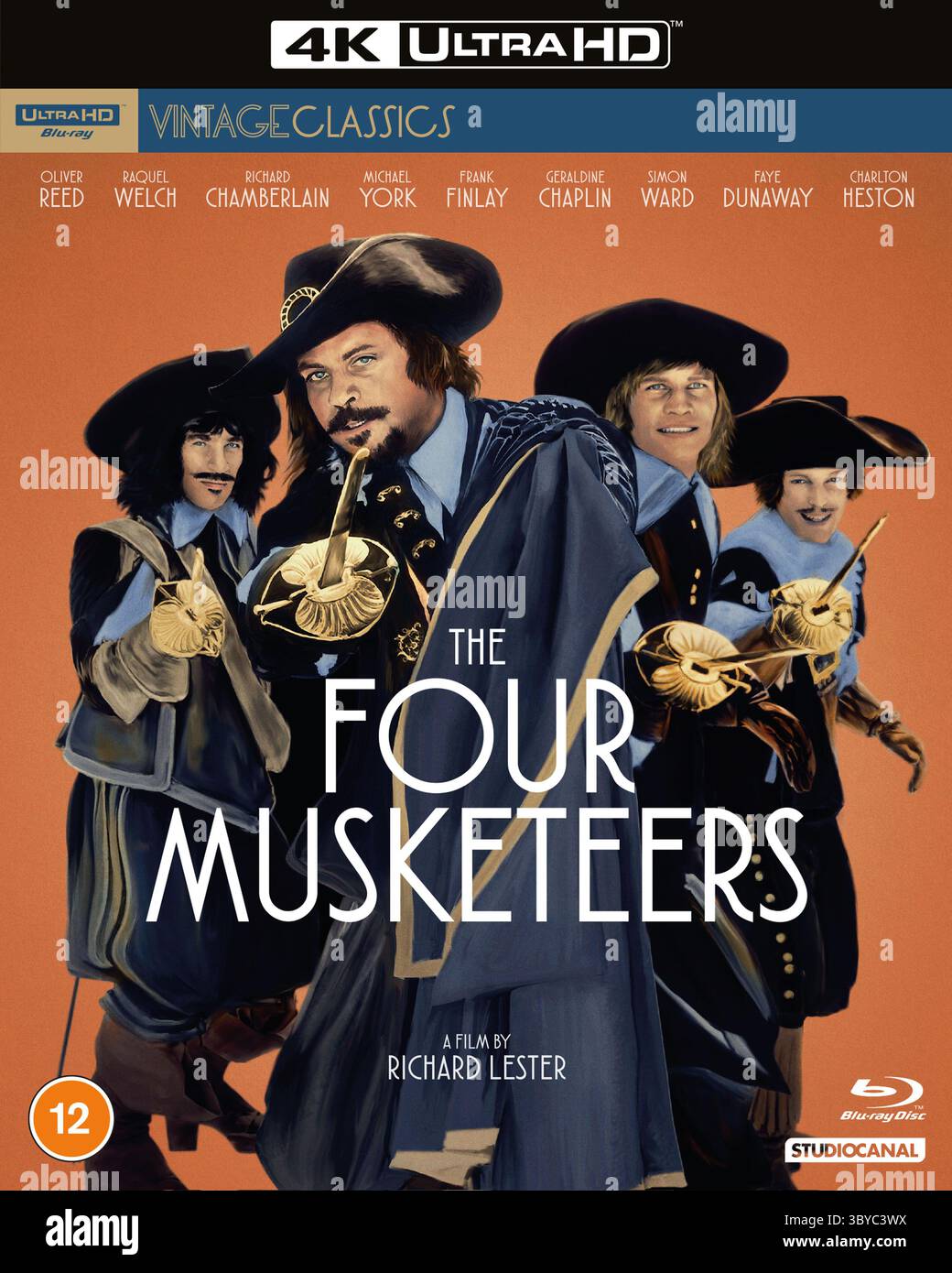 The Four Musketeers (1974)BLU RAY COVER ART *Filmstill - Editorial Use ...
