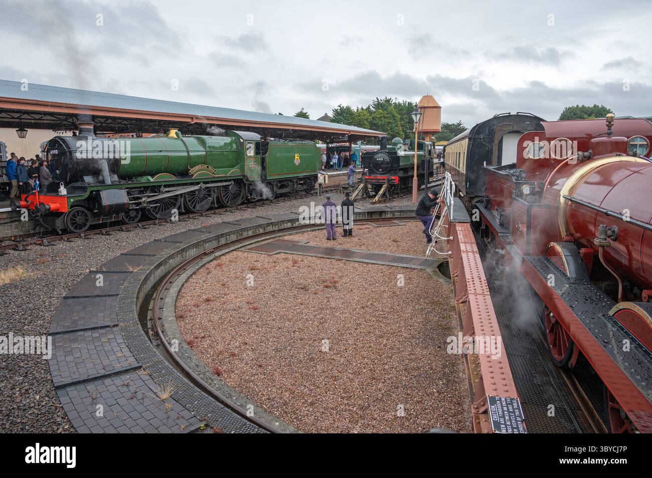 Witherslack Hall and Furness 20 at Minehead Station during the 150th ...