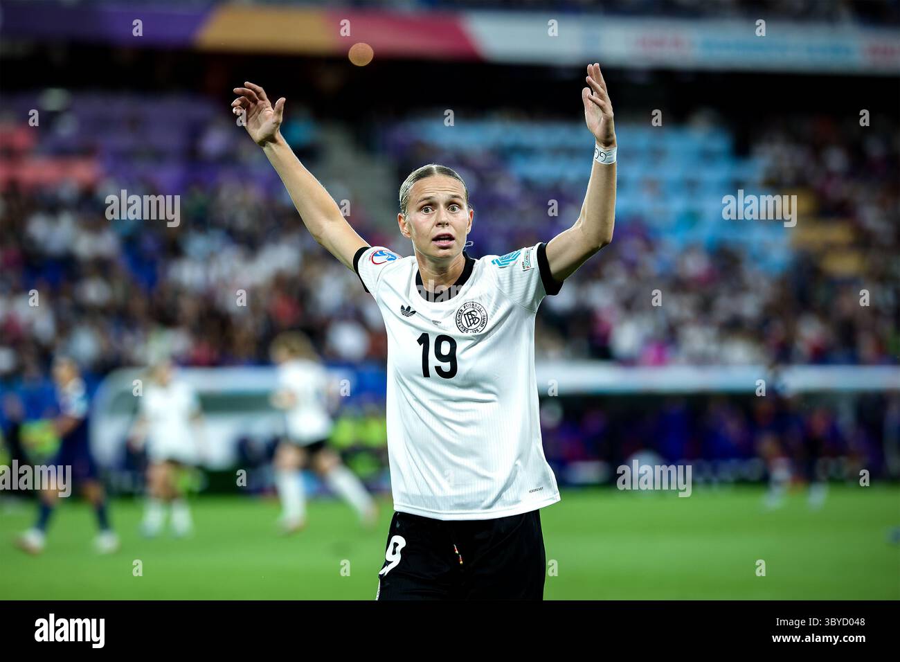 Basel, Switzerland, July 19th 2025: Klara Buhl (19 Germany) during the UEFA Womens EURO 2025 ...