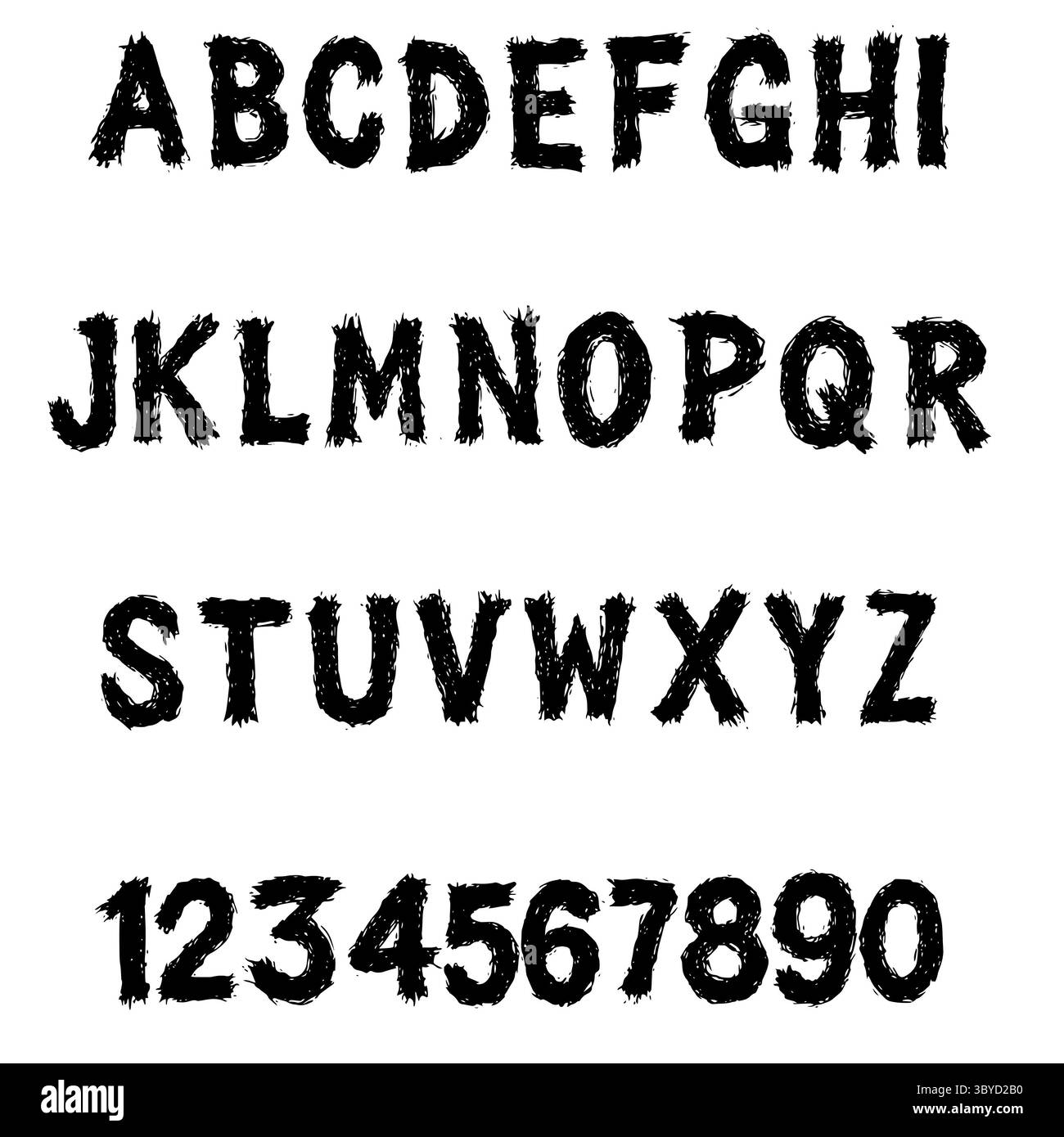 Scratchy letters hi-res stock photography and images - Alamy