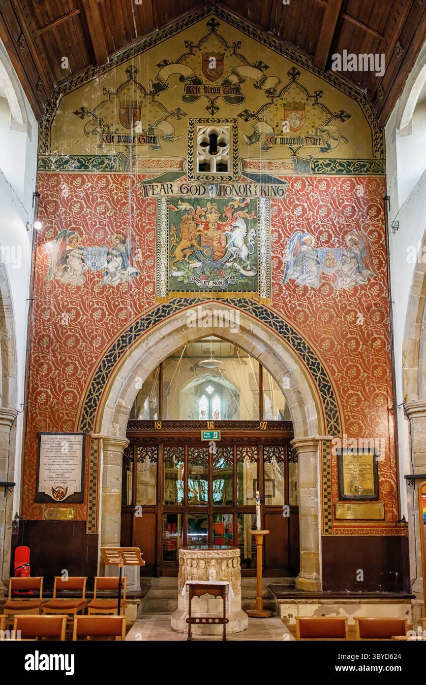 Interior of St Nicholas Church, Brighton Stock Photo - Alamy