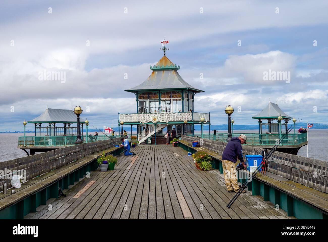 Clevedon pier on the north somerset coast UK Stock Photo - Alamy