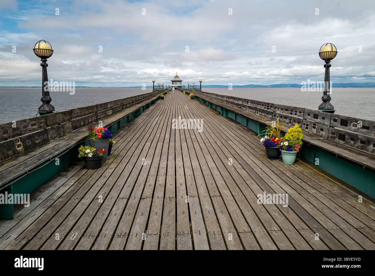 Clevedon pier on the north somerset coast UK Stock Photo - Alamy