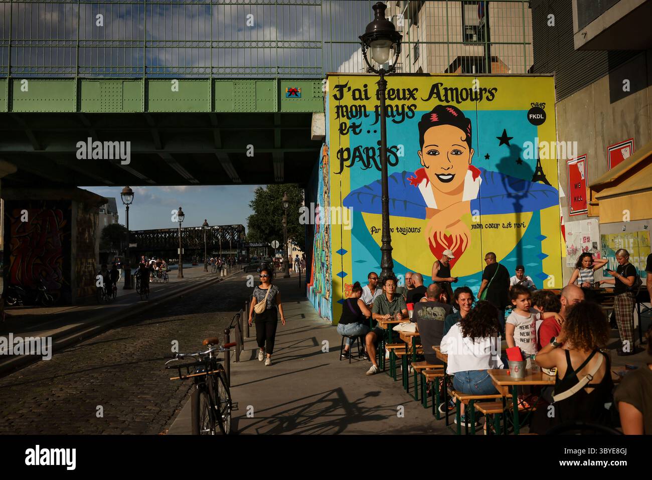 A new mural of U.S.-French entertainer and civil rights activist ...