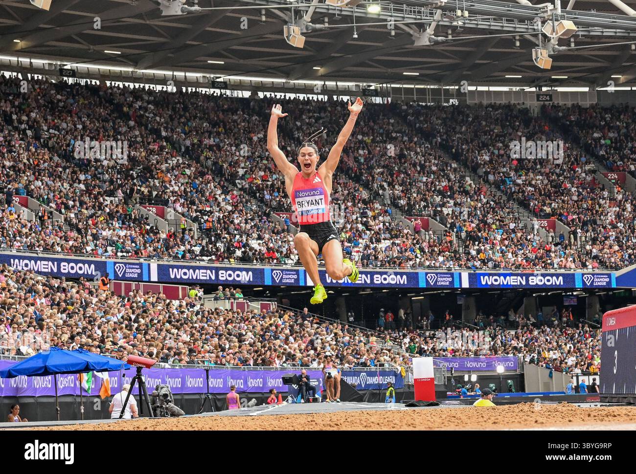 London, UK. 19th July, 2025. BRYANT Claire in the Womens Long Jump ...