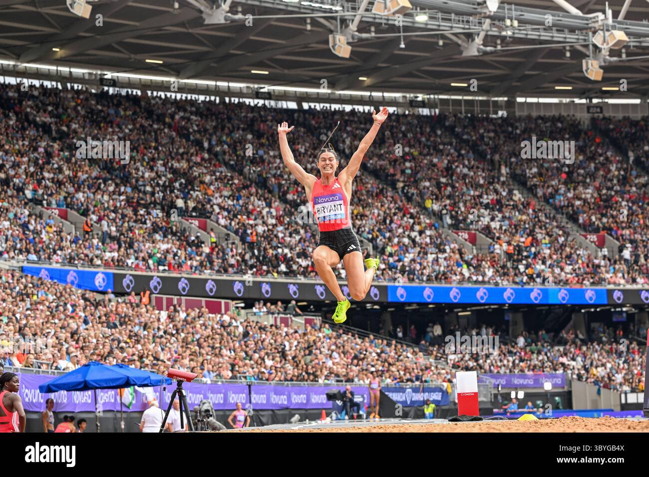 London, UK. 19th July, 2025. BRYANT Claire in the Womens Long Jump ...