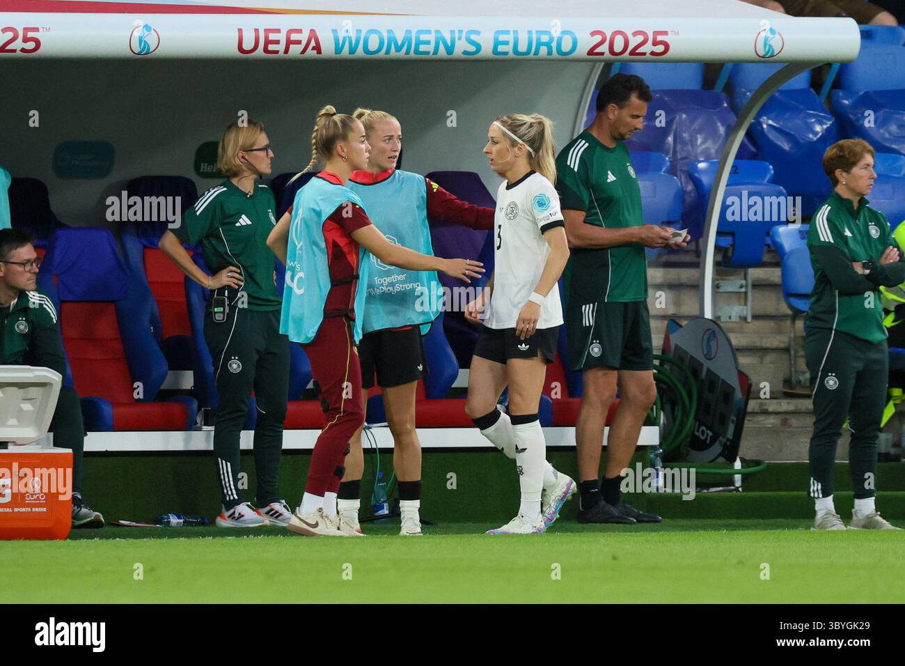 Basel, Schweiz 19. Juli 2025: UEFA - Euro 2025 Woman - Viertelfinale ...