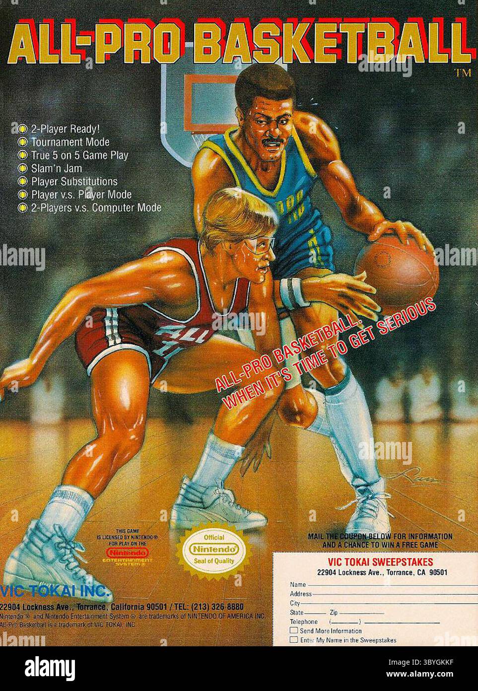 Vintage basketball posters hi-res stock photography and images - Alamy
