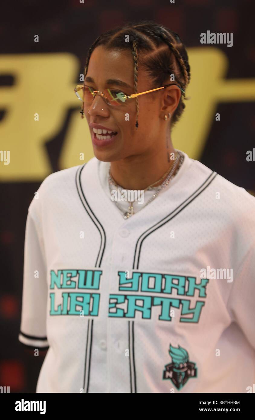 INDIANAPOLIS, IN - JULY 19: Natasha Cloud pictured during the 2025 AT&T WNBA All-Star Weekend ...