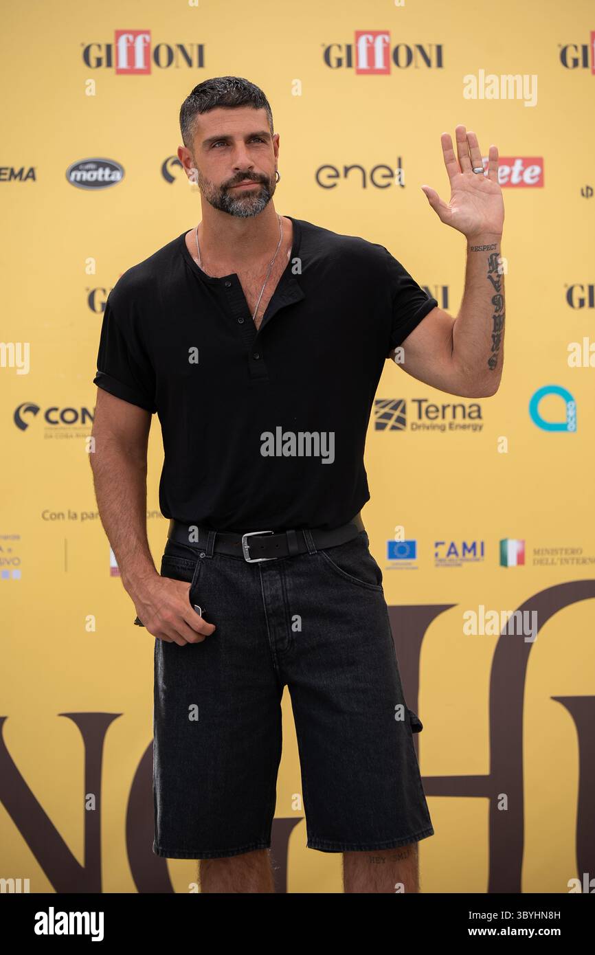 Gilles Rocca attends the Photocall at the 55th Giffoni Film Festival ...