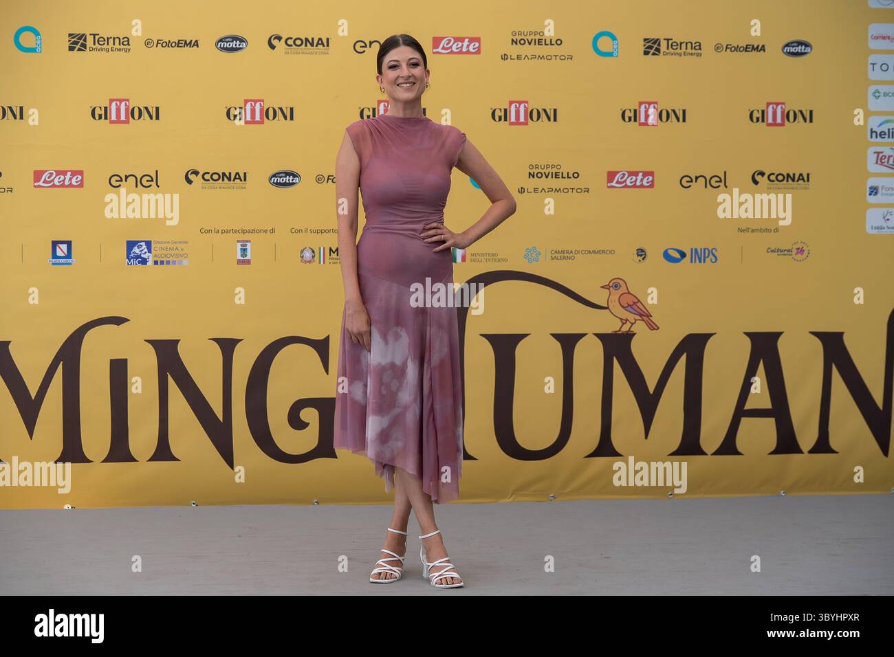 Marta Filippi attends the Photocall at the 55th Giffoni Film Festival ...
