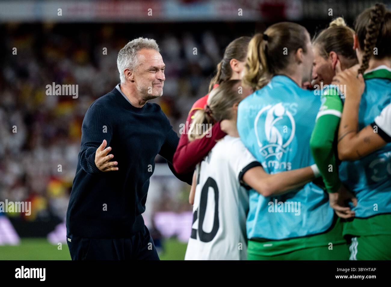Christian Wueck (Deutschland, Bundestrainer) und Team jubeln ueber den ...