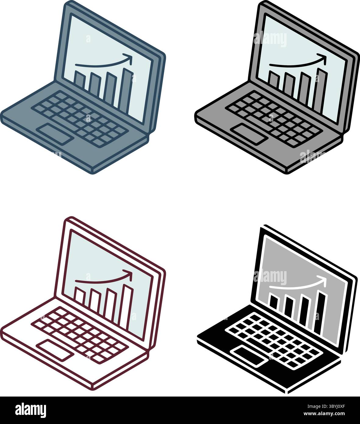 Graph tracking Stock Vector Images - Alamy