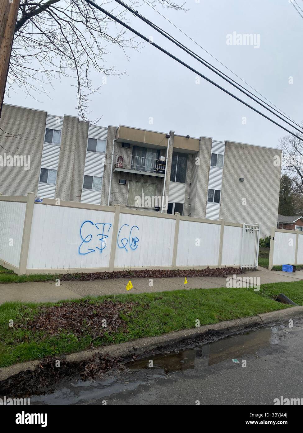 Crips gang graffiti and markings in Detroit, Michigan, USA (ScoreGang ...