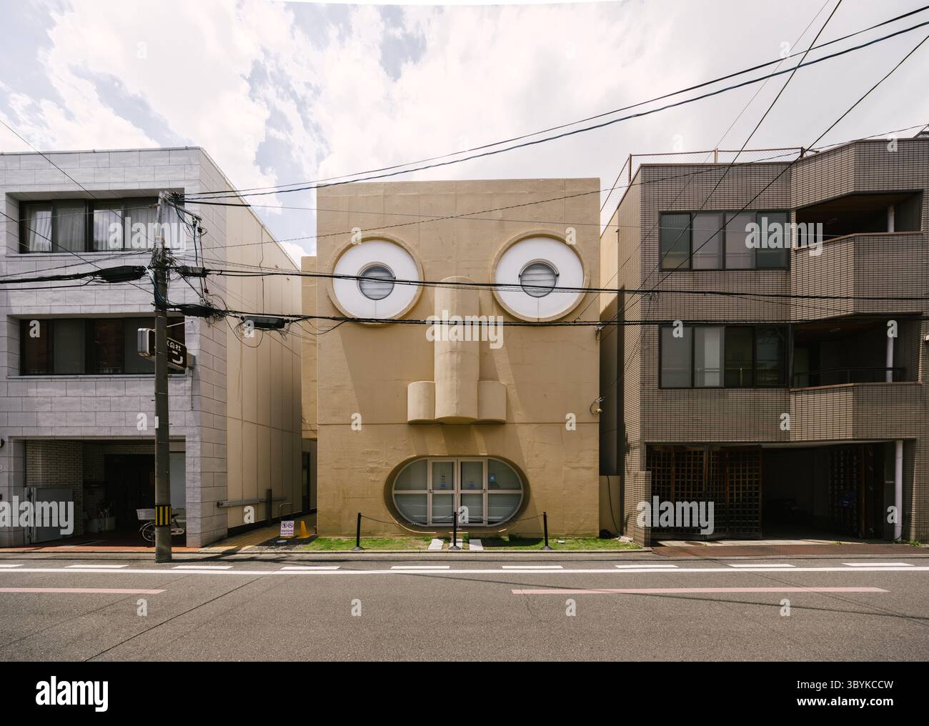 Face House in Kyoto, Japan. A postmodern home designed by architect ...