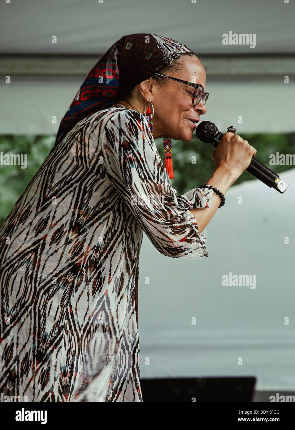 Spoken word recording artist Ursula Rucker at the Lancaster Avenue Jazz ...