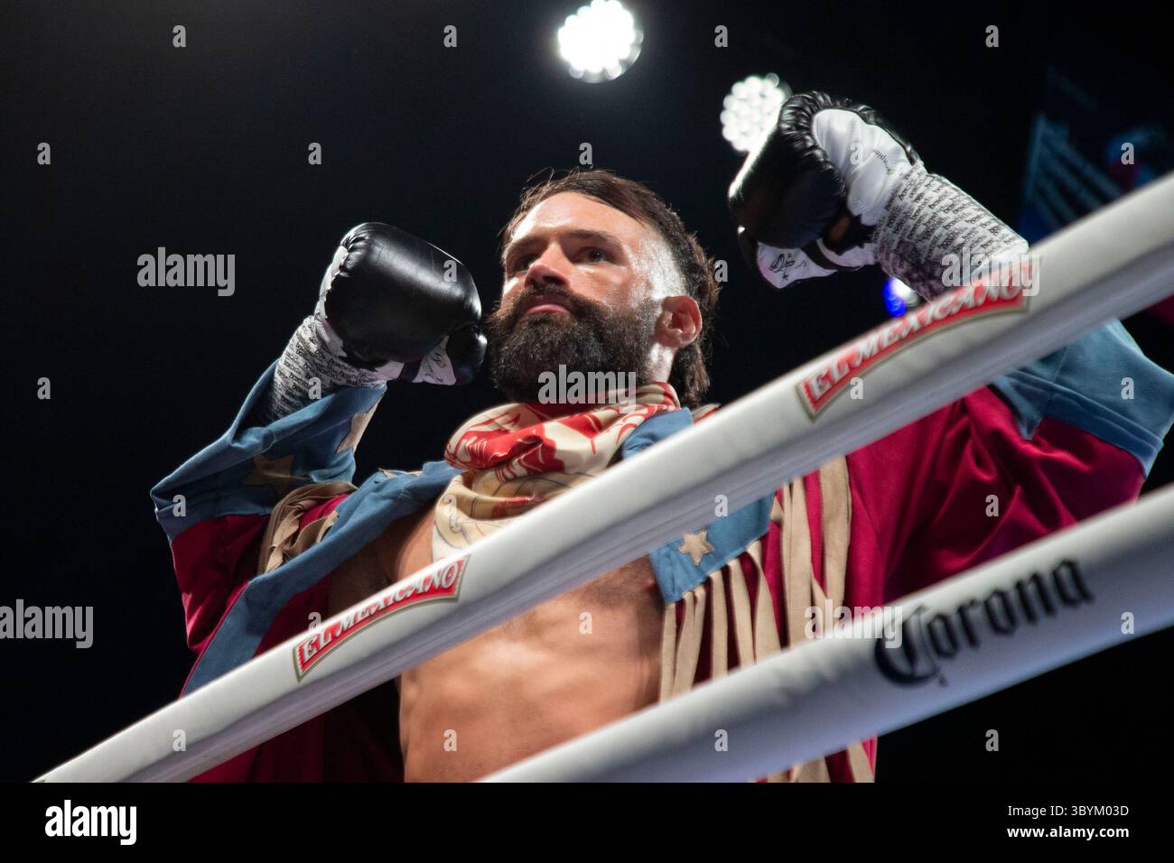 Frisco, Texas, USA. 19th July, 2025. TREVOR MCCUMBY flexes before their ...