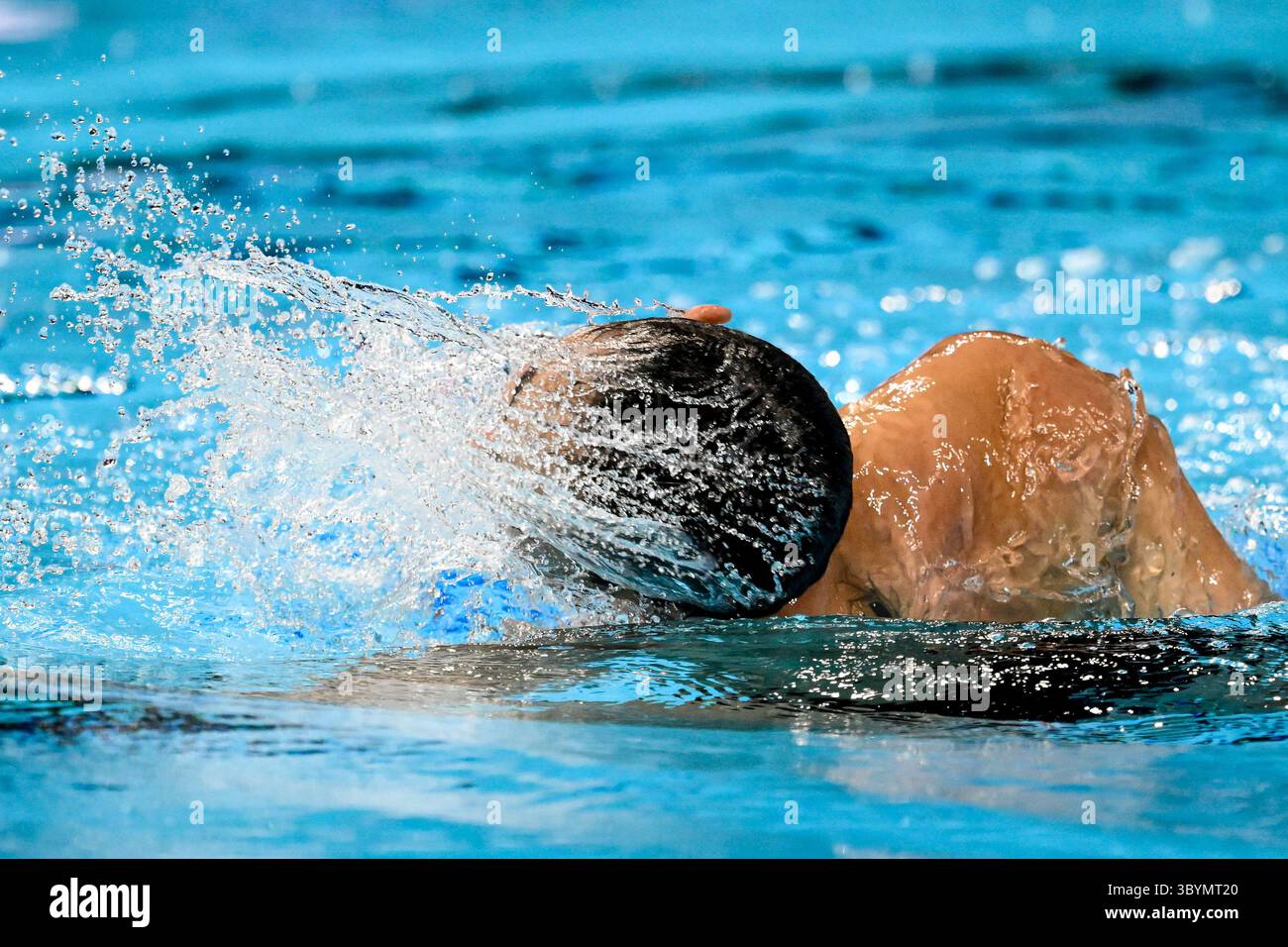 Eduard Kim of Kazakhstan competes in the Artistic Swimming Solo men ...
