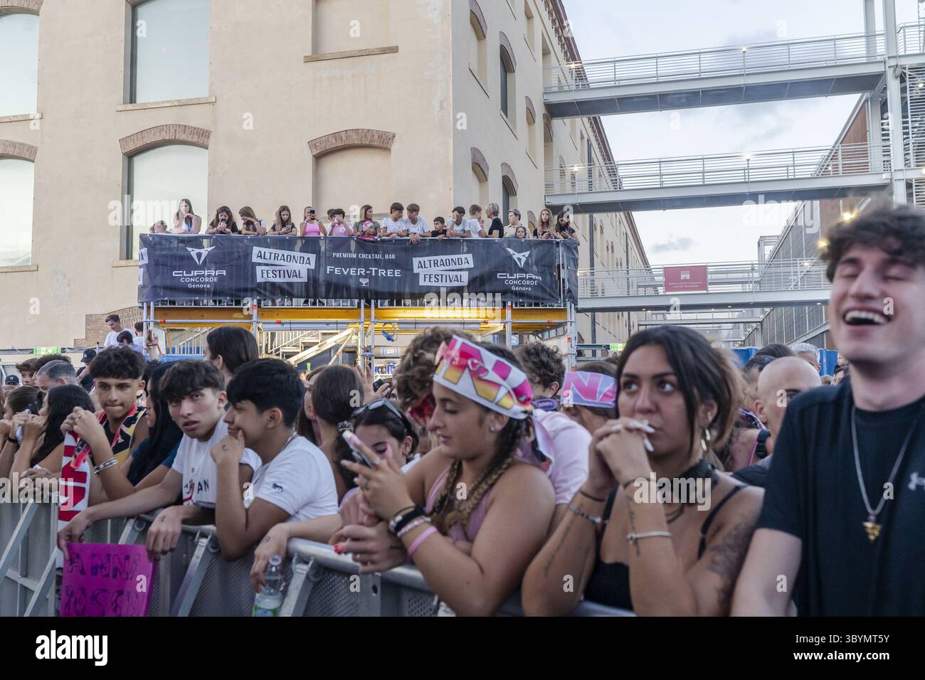 On Sunday, July 13, 2025, the Arena del Mare at Genoa's Porto Antico ...