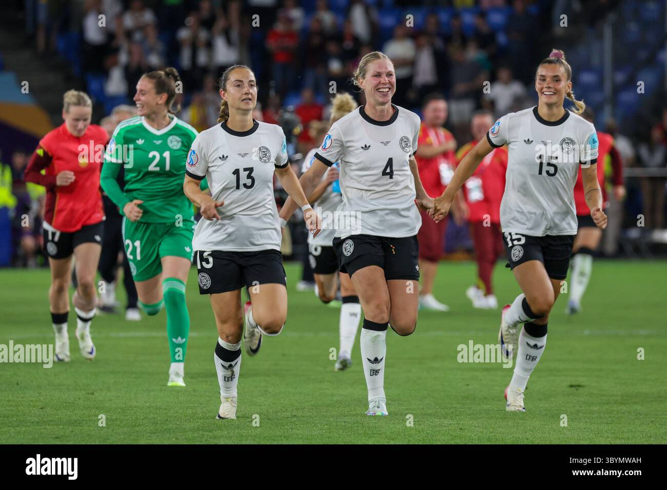 Basel, Schweiz 19. Juli 2025: UEFA - Euro 2025 Woman - Viertelfinale ...