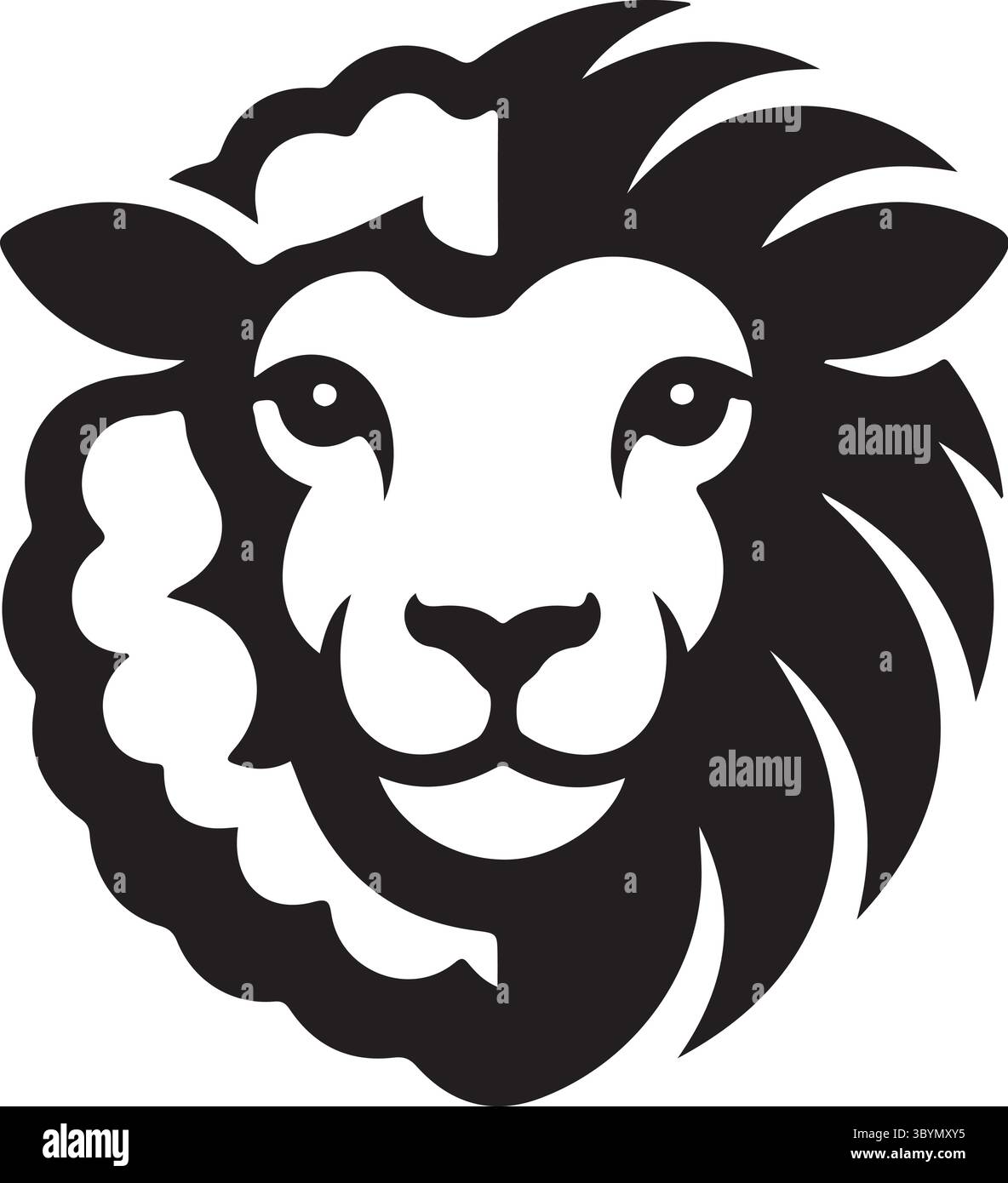 Goat minimal design hi-res stock photography and images - Alamy