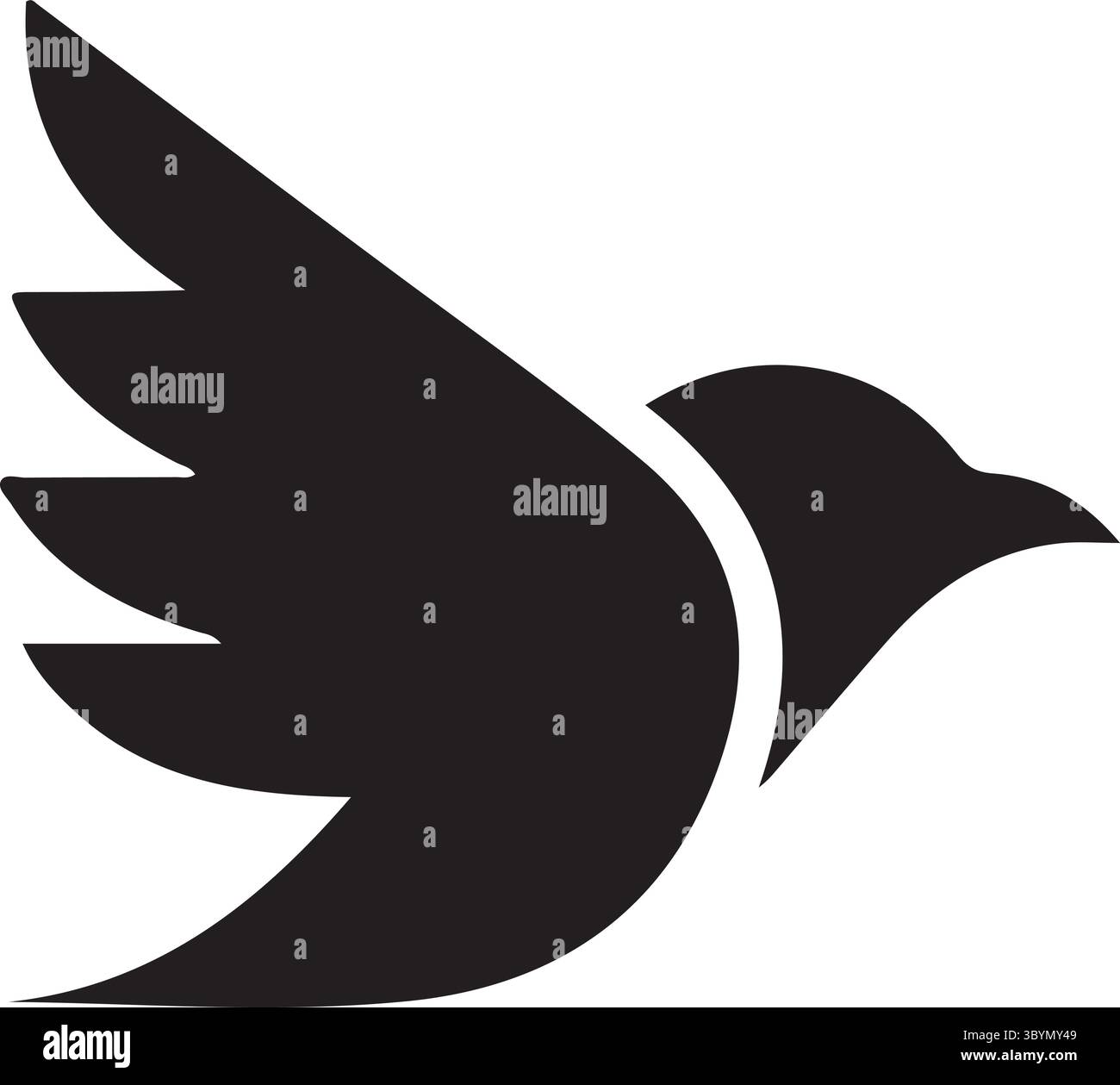 Bird logo design creative Stock Vector Images - Alamy