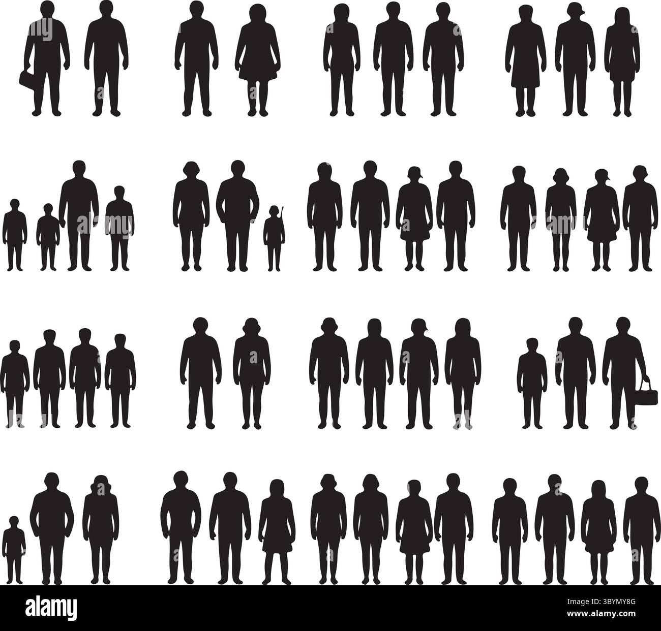 Population increase graph Cut Out Stock Images & Pictures - Alamy