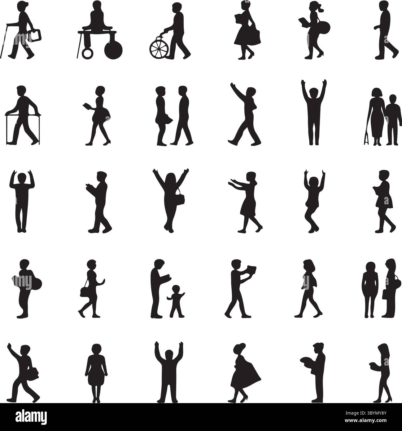 Population increase graph Cut Out Stock Images & Pictures - Alamy