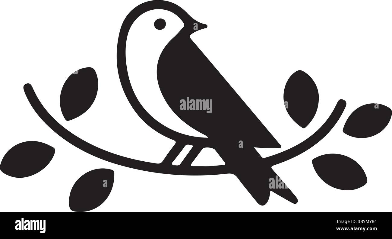 Bird nest icon Black and White Stock Photos & Images - Alamy