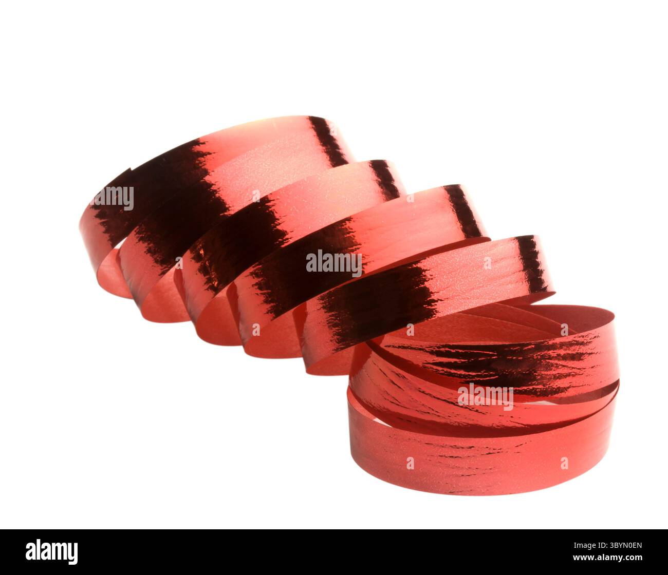 Gold metallic white ribbon hi-res stock photography and images - Alamy