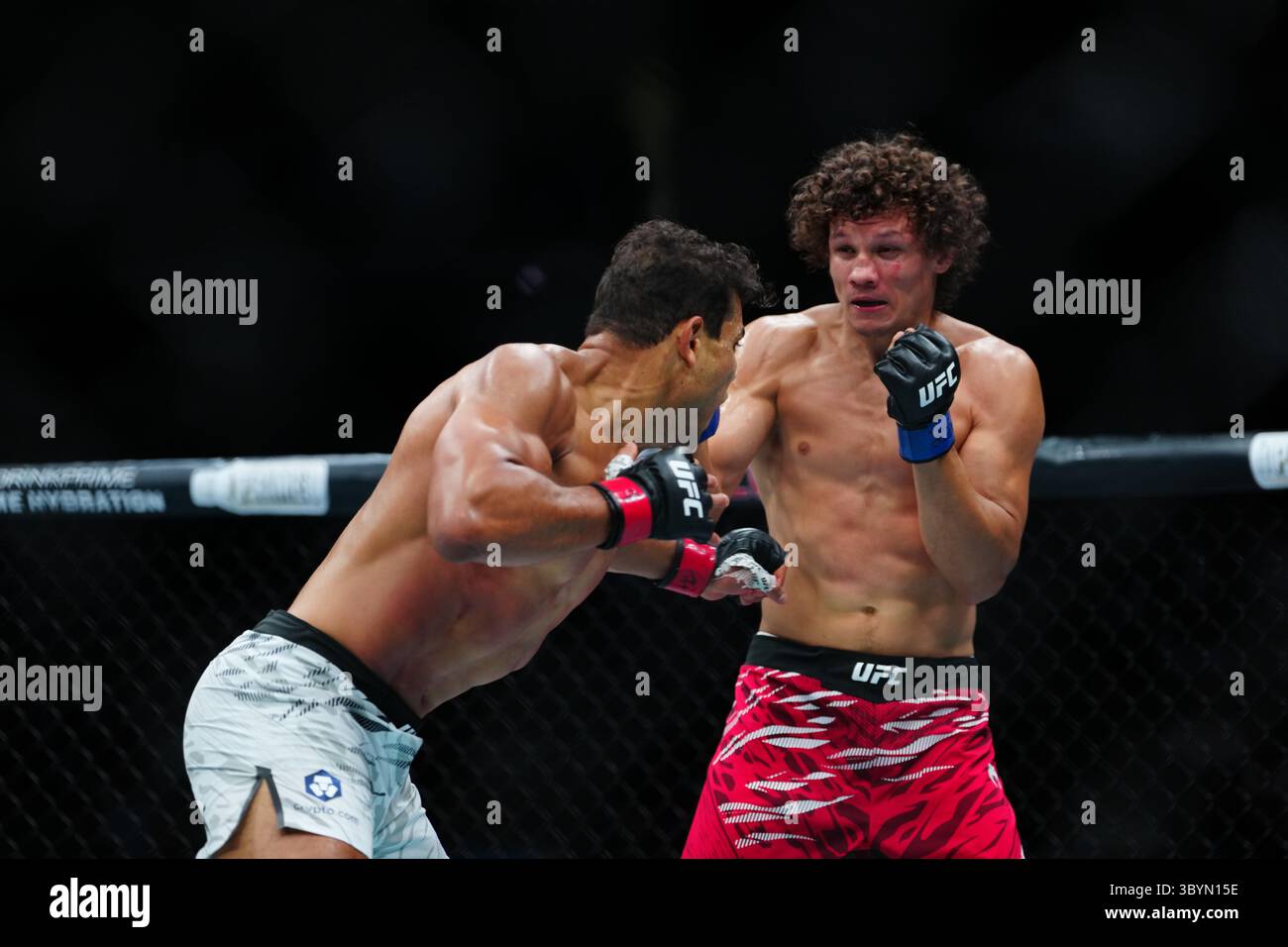 NEW ORLEANS, LA - JULY 19:Paulo Costa and Roman Kopylov meet in the ...