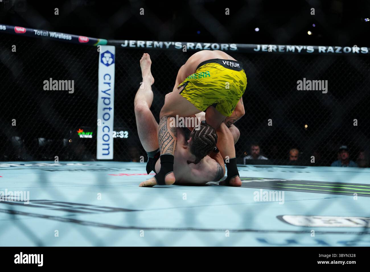 NEW ORLEANS, LA - JULY 19: Brunno Ferreira and Jackson McVey meet in ...