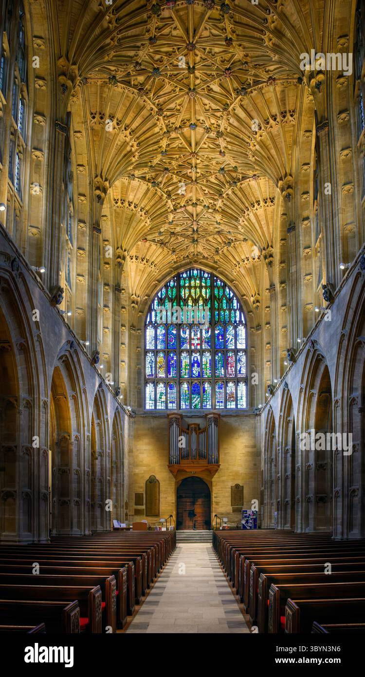 Expansive view from the altar of Sherborne Abbey reveals the stunning ...