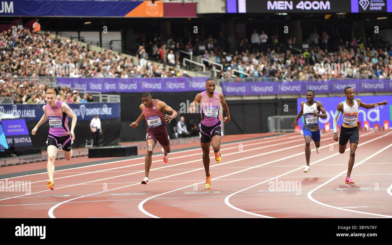 Charles Dobson & Matthew Hudson-Smith of Great Britain competing in the ...