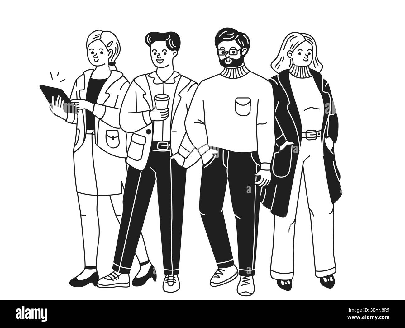 Team displays Black and White Stock Photos & Images - Alamy