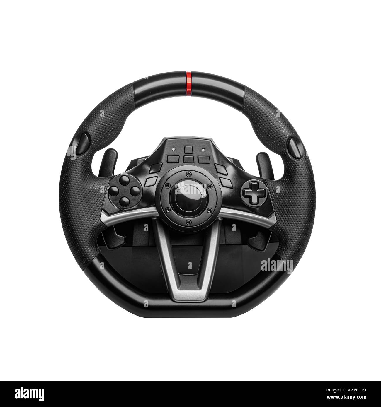 Steering wheel on arcade Cut Out Stock Images & Pictures - Alamy
