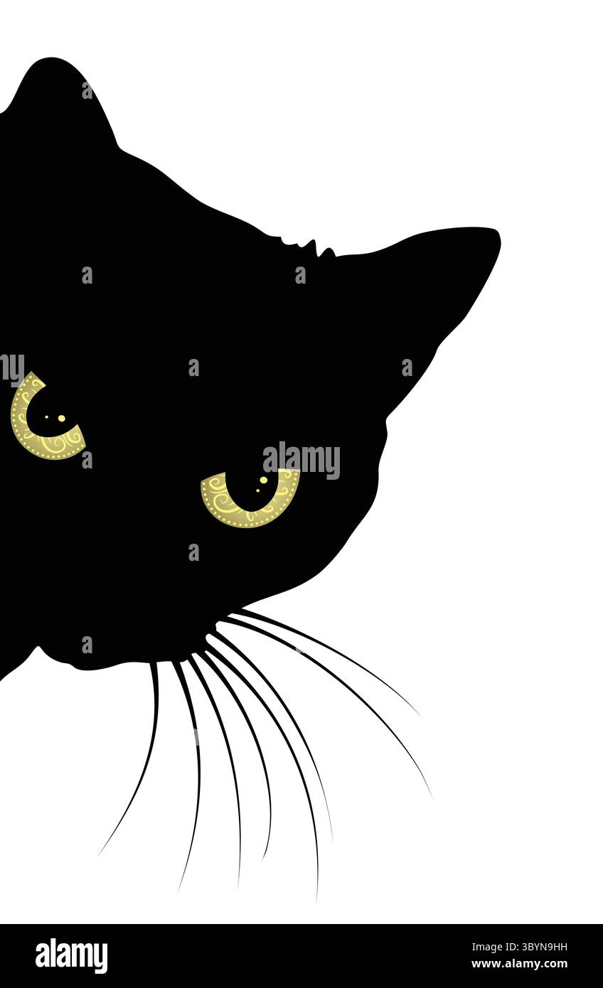 Predatory cat Stock Vector Images - Alamy