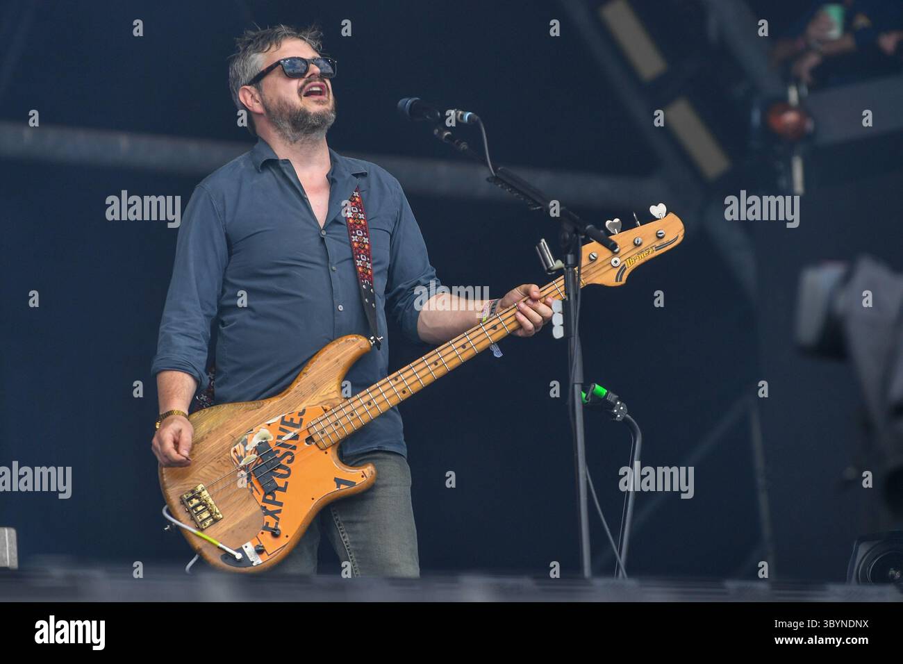 Mick Quinn, Supergrass, Glastonbury Festival 2025, Performing on the ...