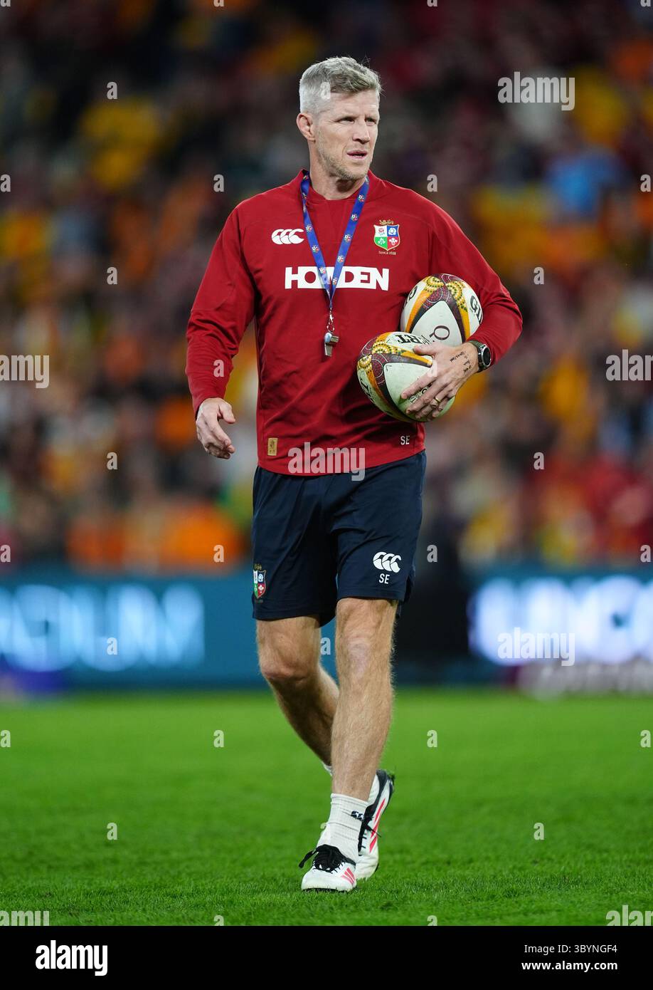 British and Irish Lions assistant coach Simon Easterby during the Qatar ...