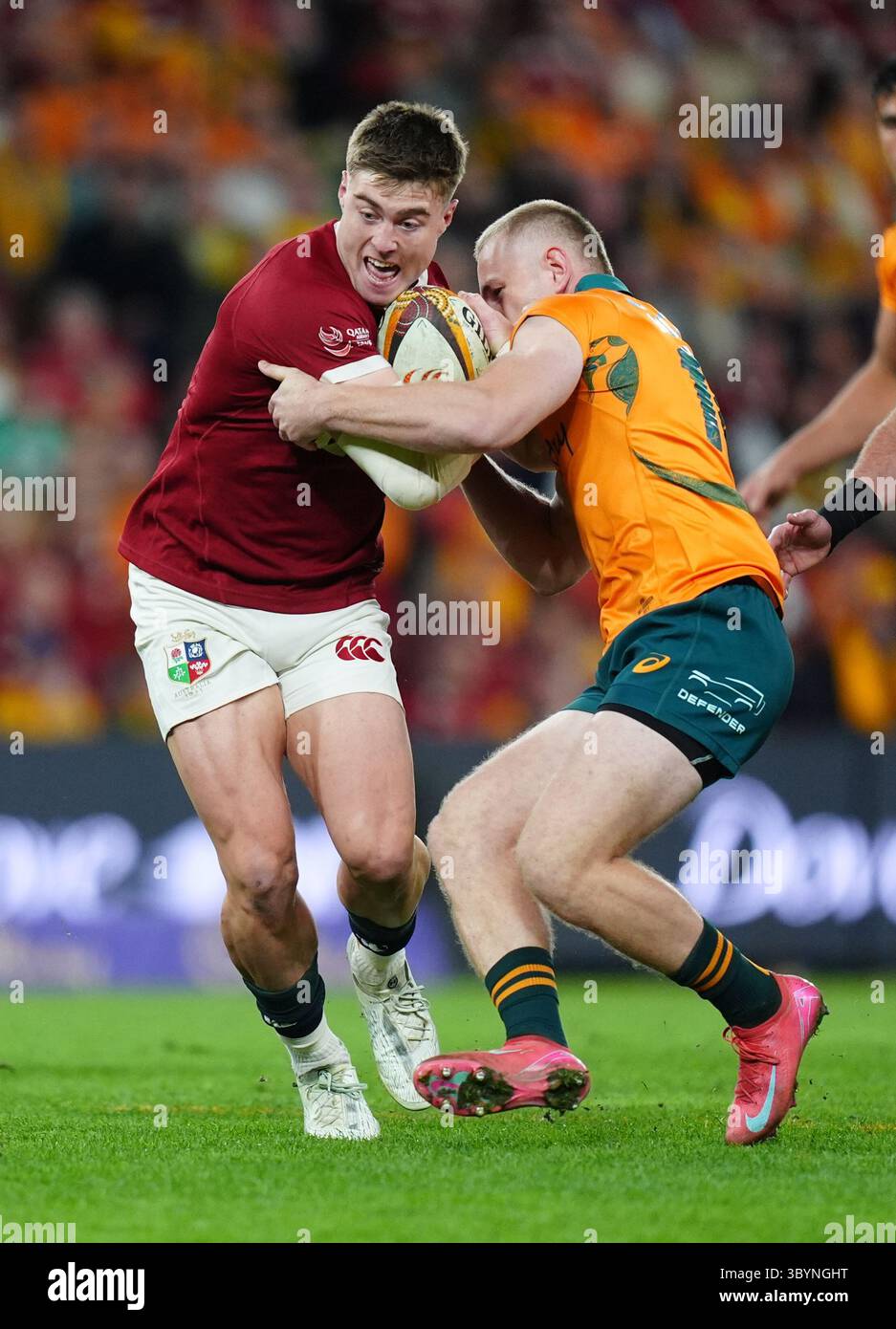 British and Irish Lions' Tommy Freeman during the Qatar Airways Lions ...