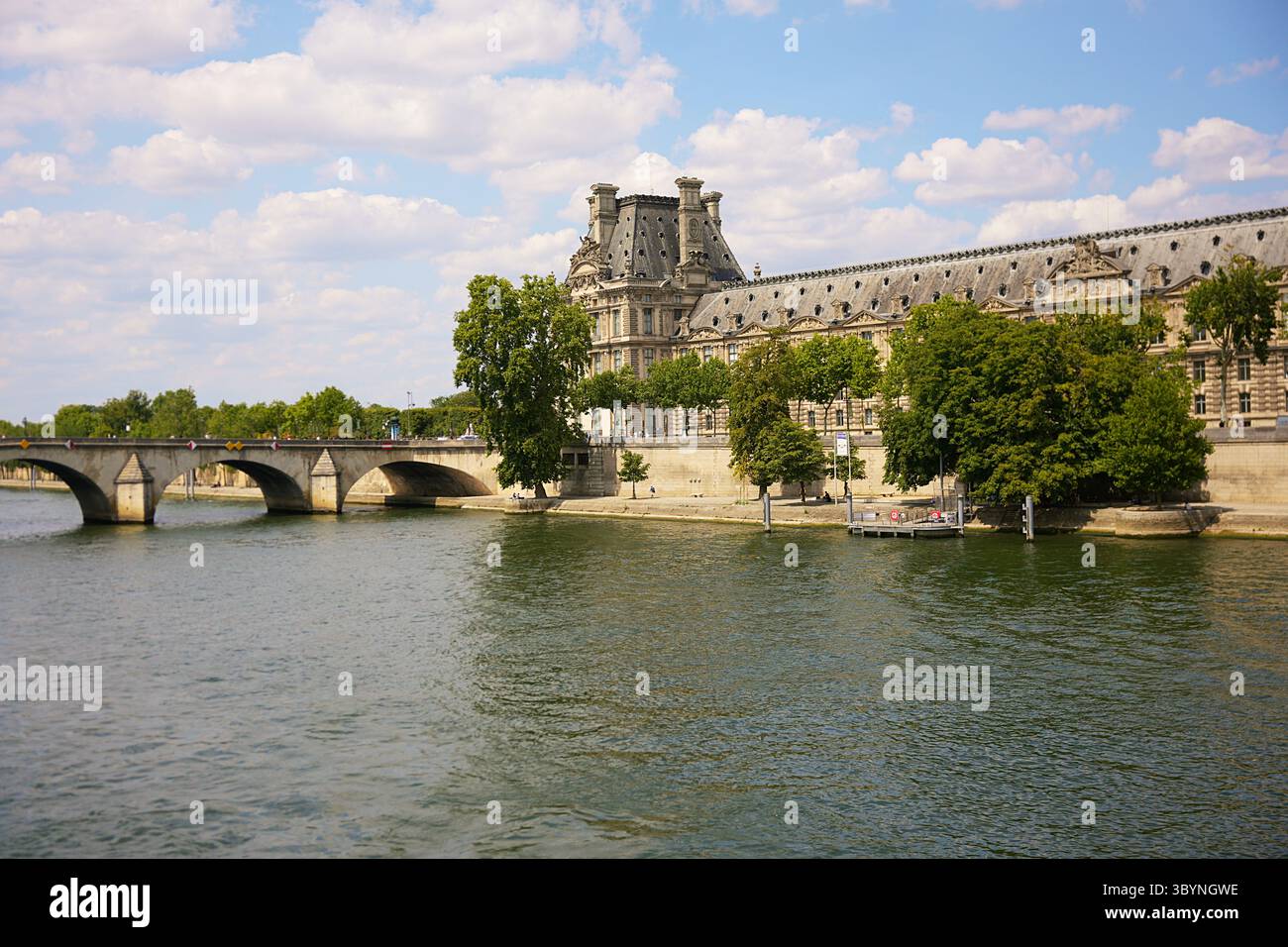 Louvre riverside view Paris summer 2025 Stock Photo - Alamy