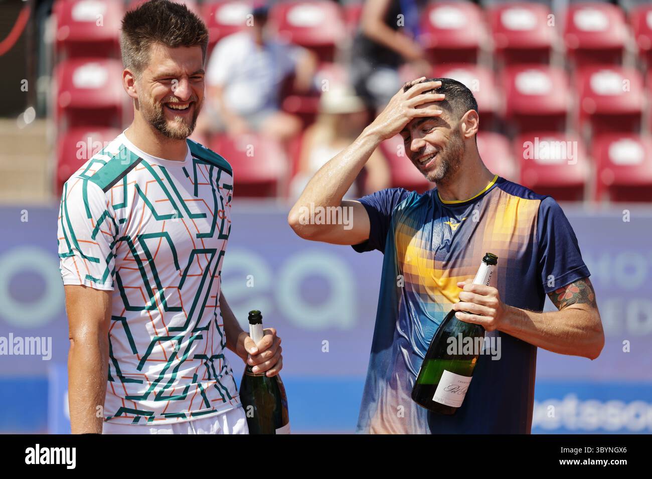 Sander Arends, Netherlands, (left) and Guido Andreozzi, Argentina ...