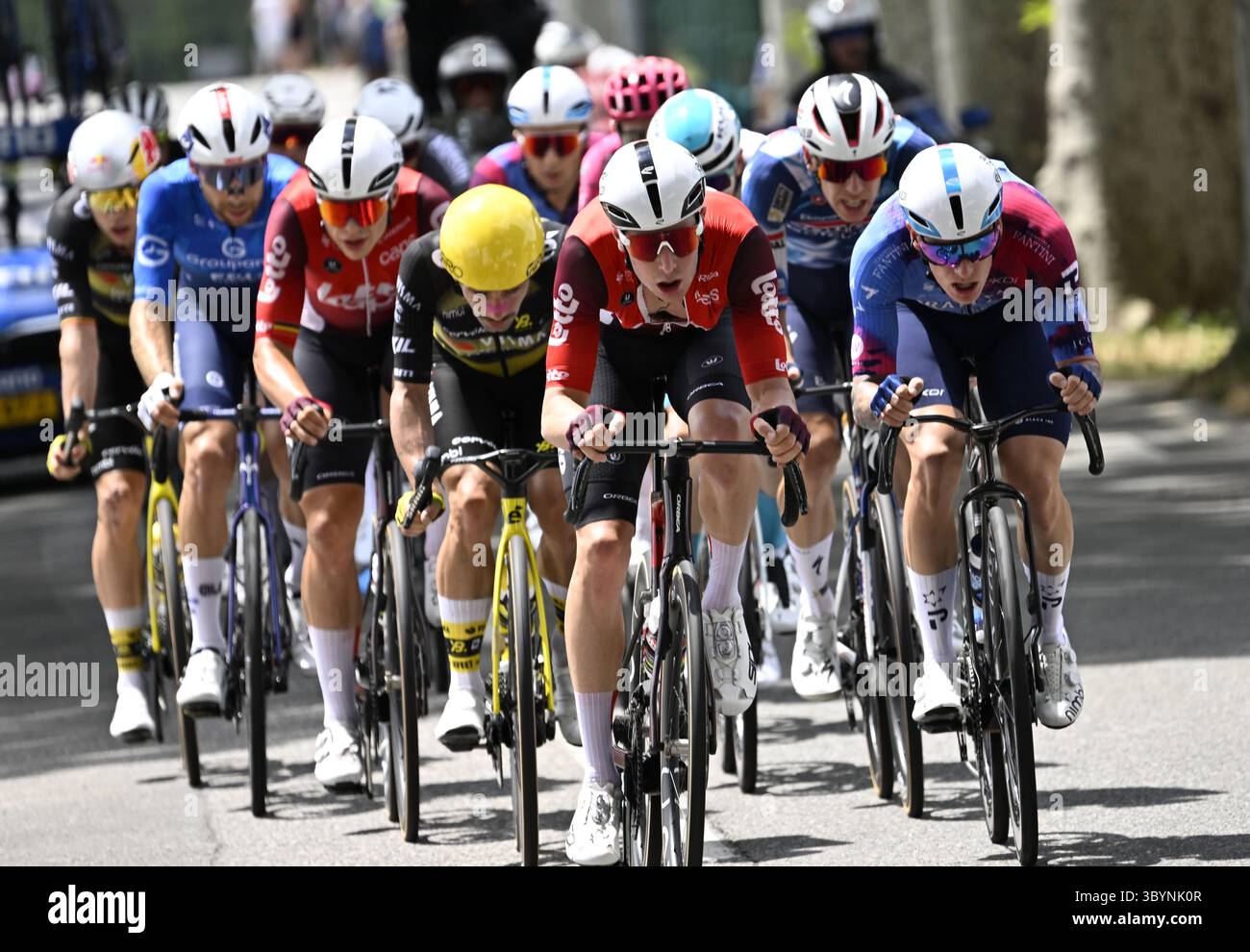 Australian Jarrad Drizners of Lotto Cycling Team pictured in the ...